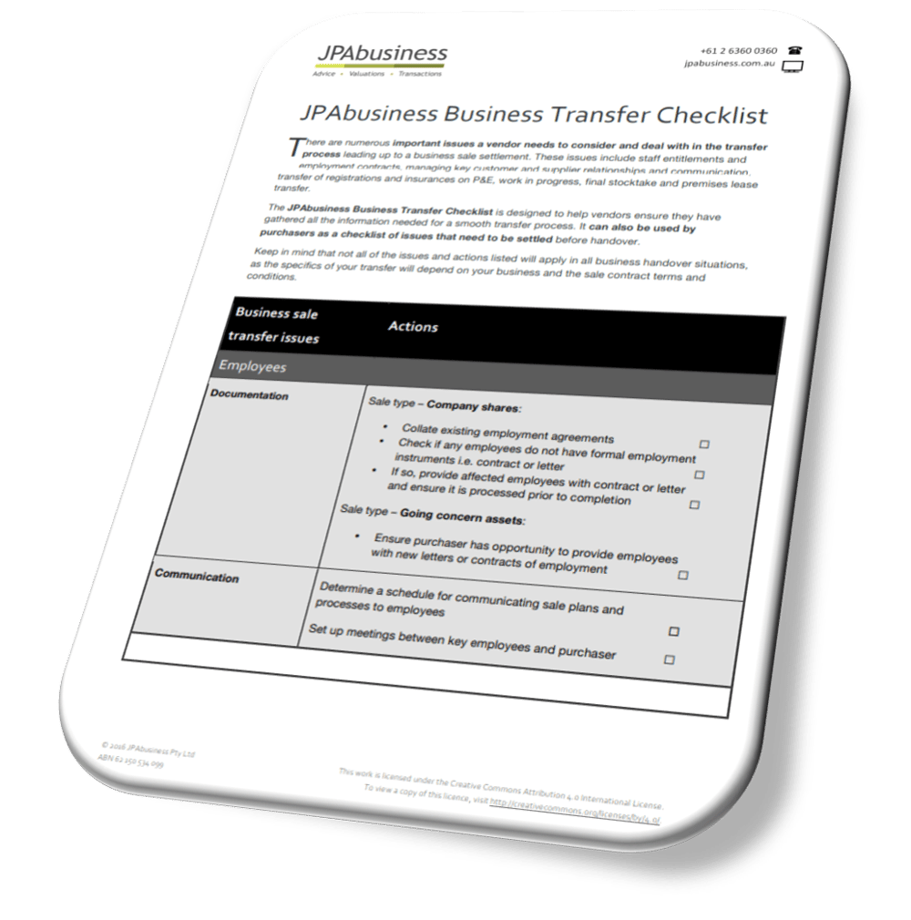 How to use the Business Transfer Checklist [Free template]